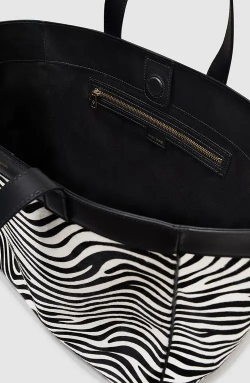 ANINE BING Rio Medium Tote - Zebra