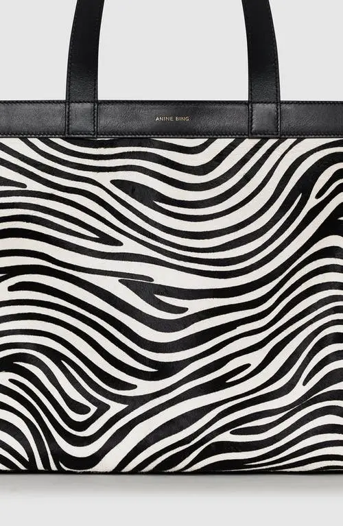 ANINE BING Rio Medium Tote - Zebra