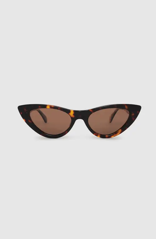 ANINE BING Marsais Cat-eye Sunglasses - Dark Tortoise