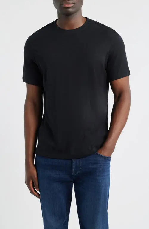 Robert Barakett Brightwood Slub Cotton T-shirt - Black