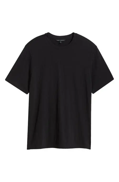 Robert Barakett Brightwood Slub Cotton T-shirt - Black