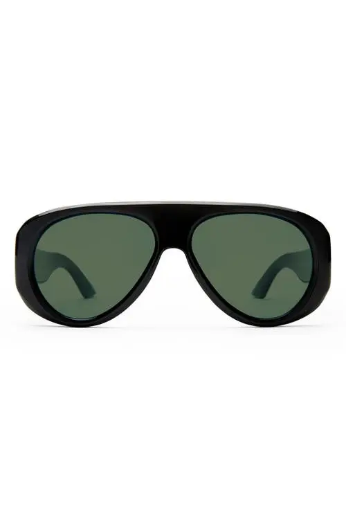 Le Specs Aviator Sunglasses With Polarized Lenses - Black/khaki Mono Polarized