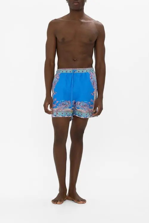 Camilla Mid-length Boardshorts With Elastic Waist