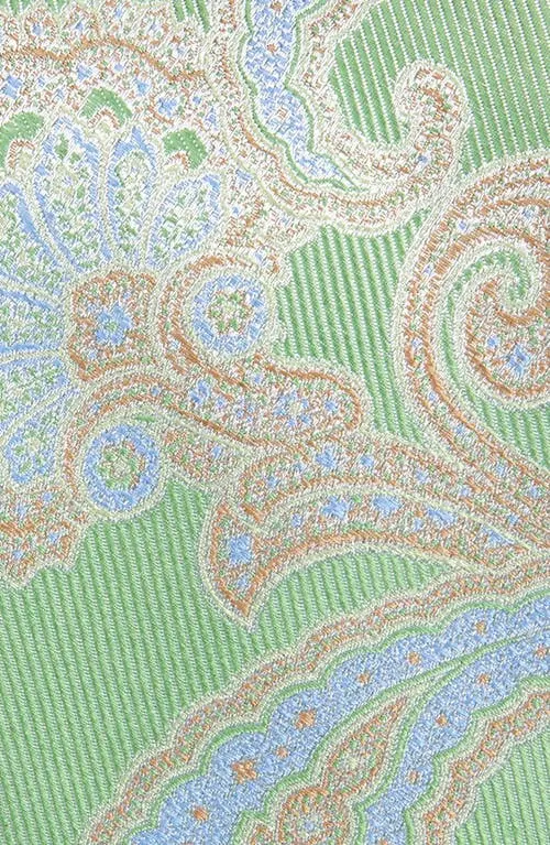 Nordstrom Paisley Silk Neck Tie - Green