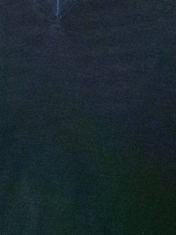 DRUMOHR Plain V-neck Jumper - Blue