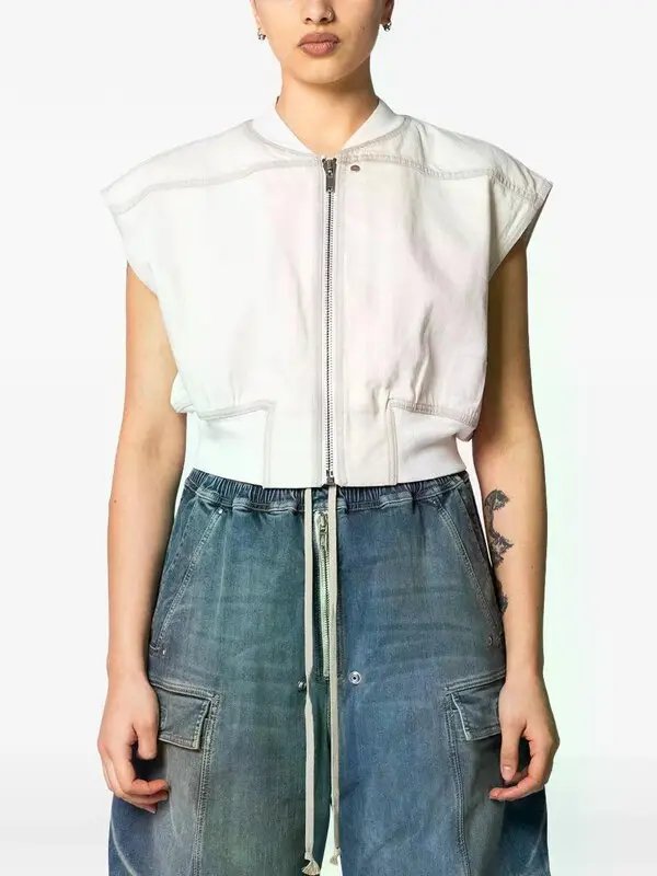 Rick Owens Zip-fastening Gilet - Neutrals