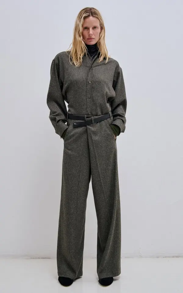 DARKPARK Tailored Wide-leg Pants