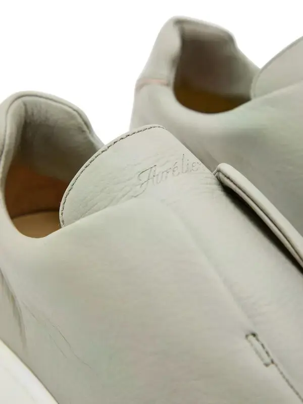 AURELIEN Aur3 Slip-on Sneakers - Grey