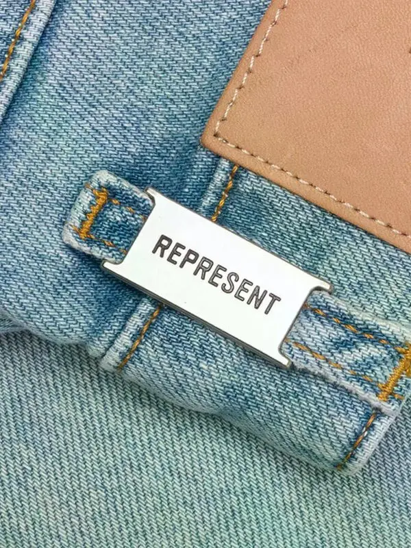 REPRESENT Boot Cut Denim Trousers - Blue