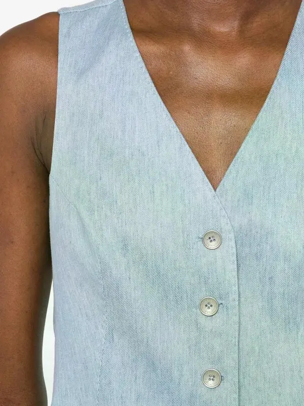 Tagliatore Button-up V-neck Waistcoat
