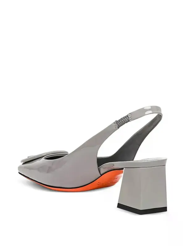Santoni Buckle-detail Pumps - Grey