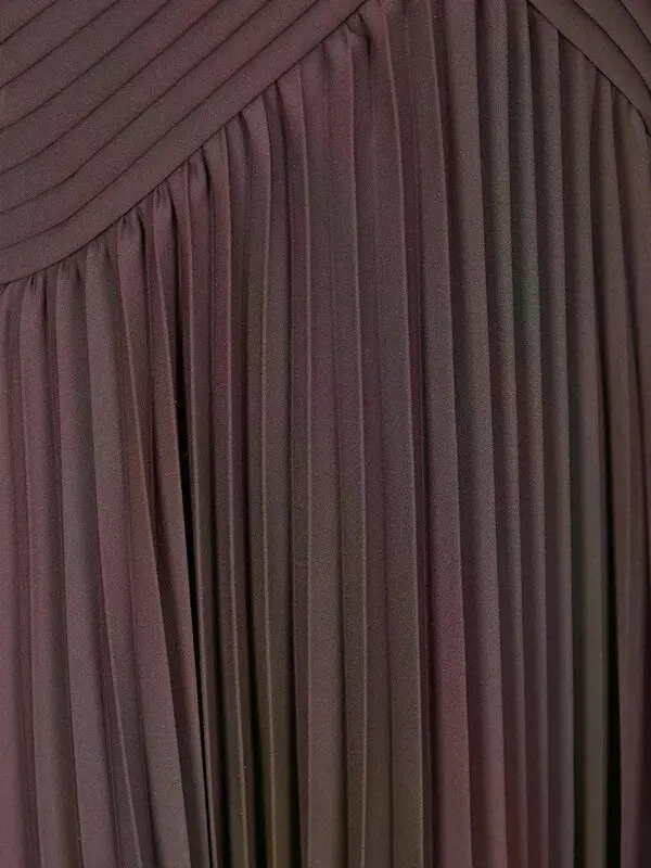 P.a.r.o.s.h Pleated V-neck Dress