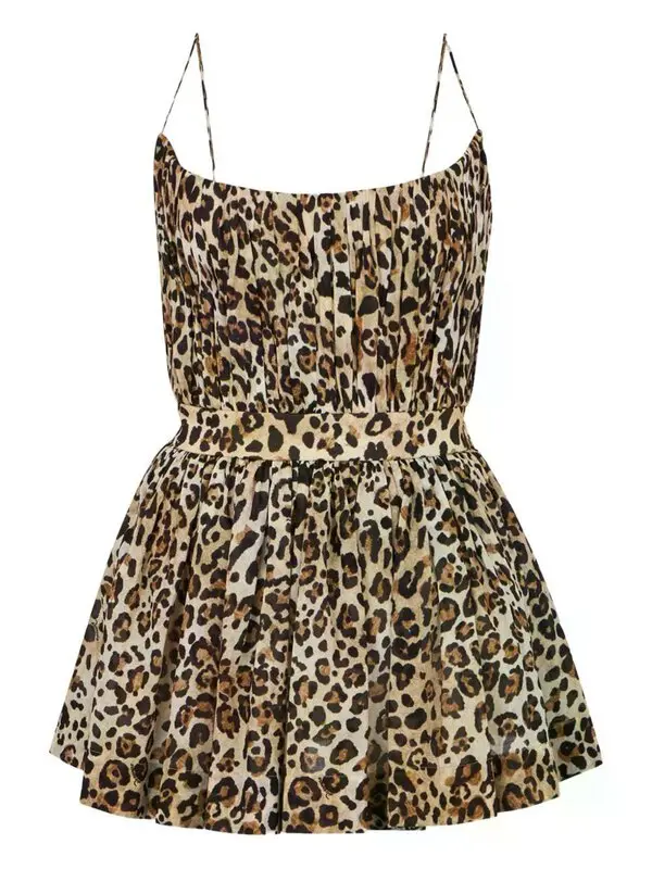 Dsquared2 Wild2 Flirty Mini Dress - Brown