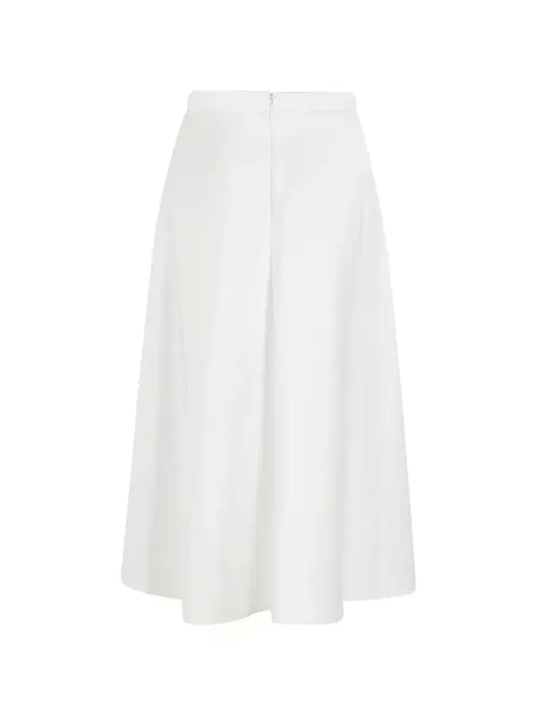 Elisabetta Franchi Midi A-line Skirt With Chain Detail