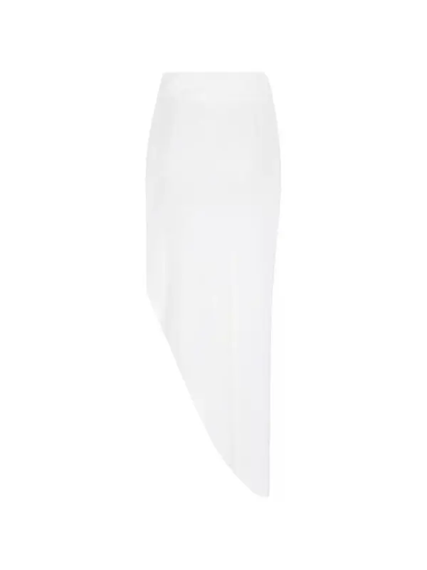 Elisabetta Franchi Draped Midi Skirt - Neutrals