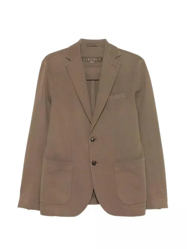 CIRCOLO 1901 Patch-pocket Jacket - Brown