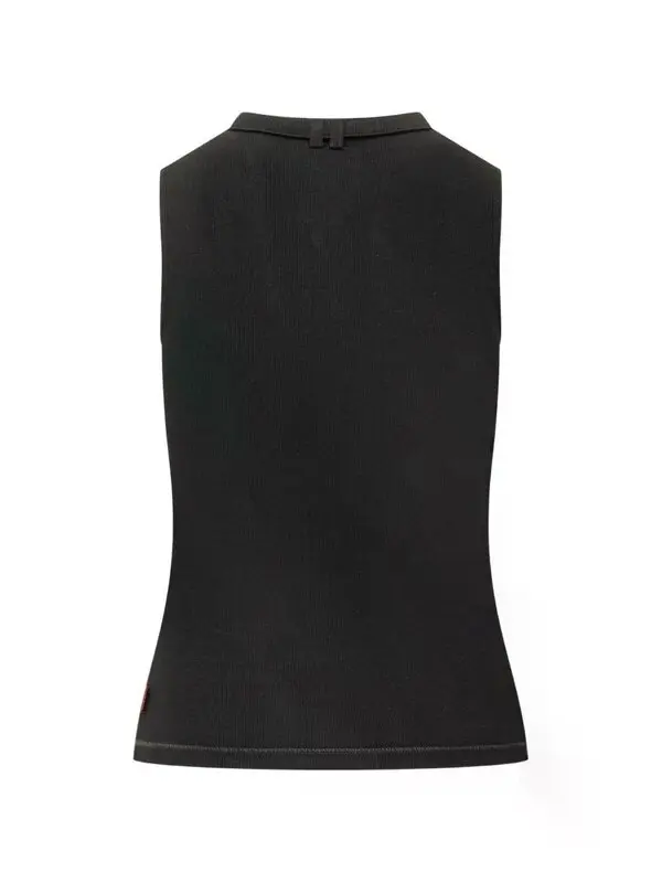 DIESEL® Tie Detail Tank Top - Black