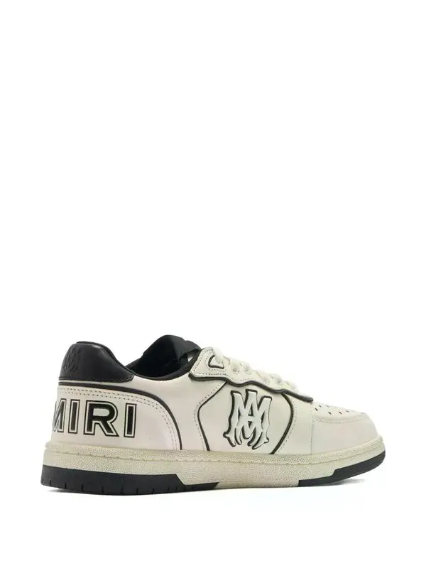 Amiri Newport Star-perforated Sneakers - Neutrals