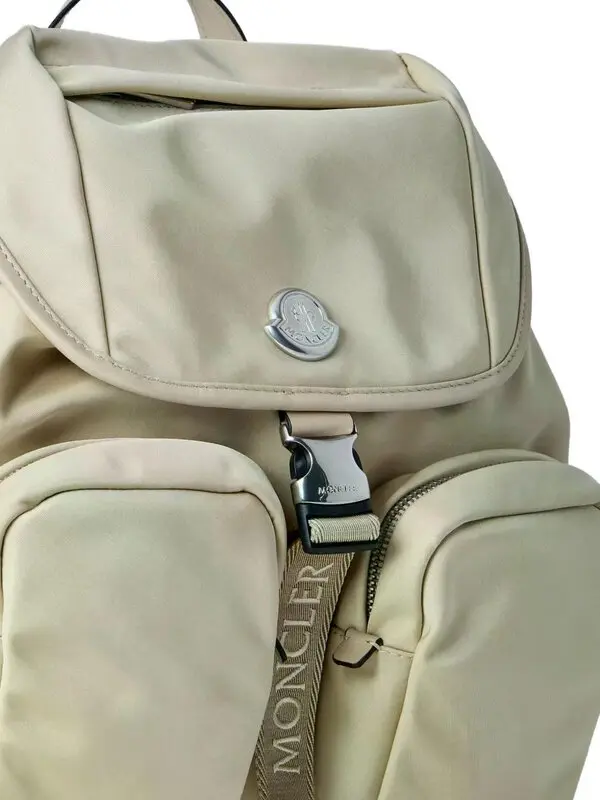 Moncler Trick Buckle Logo Backpack