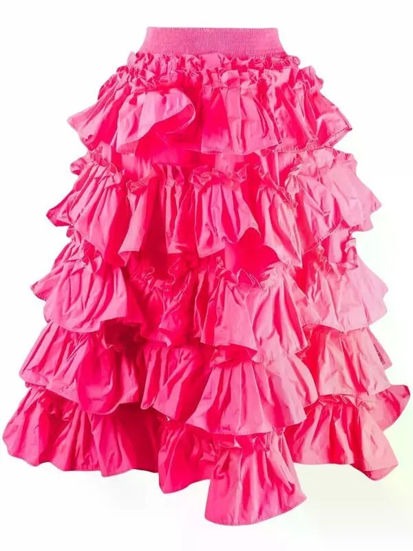 Red Valentino Ruffled A-line Skirt - Pink