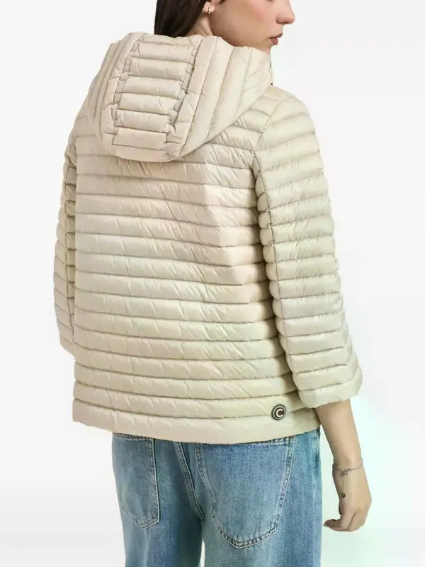 COLMAR Quilted Hooded Jacket - Neutrals