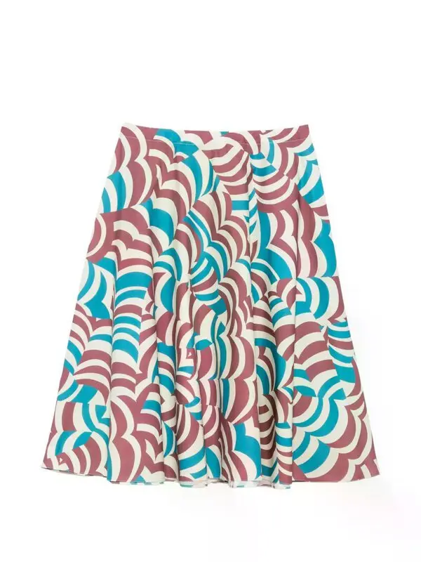 Marni Printed Midi Skirt