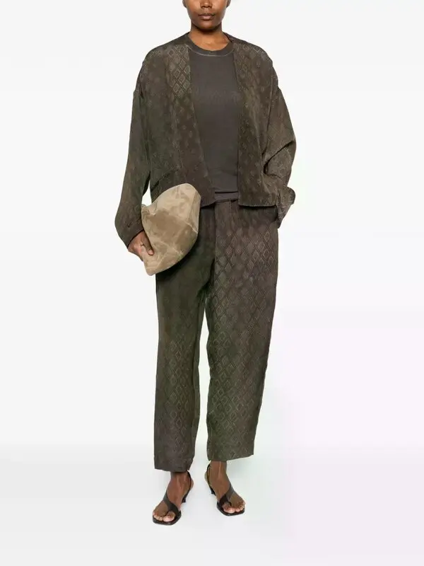 UMA WANG Patterned Trousers
