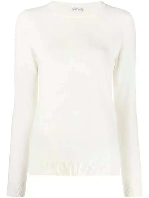 Brunello Cucinelli Crew-neck Cashmere Jumper - Neutrals