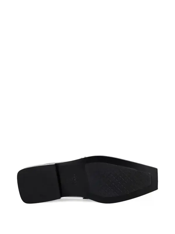 GANNI Studded Loafers - Black