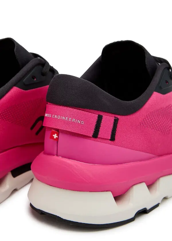 On Cloudze Panelled Mesh Sneakers - Fuchsia