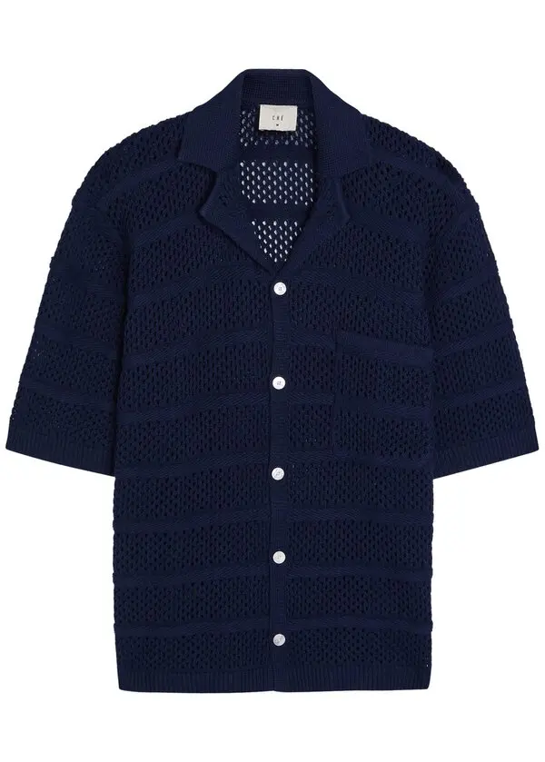 CHE Desiderio Open-knit Cotton Shirt