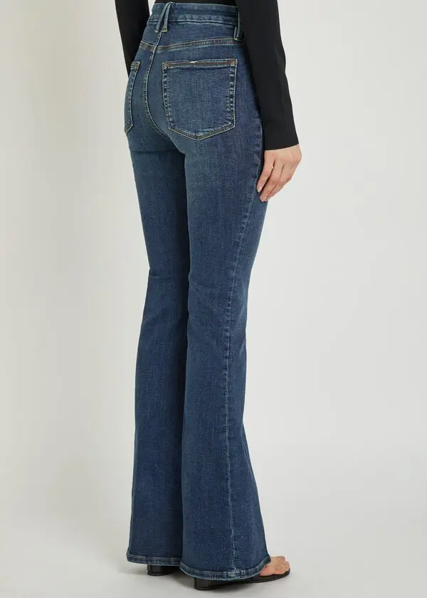 Good American Good Legs Skinny Flared-leg Jeans