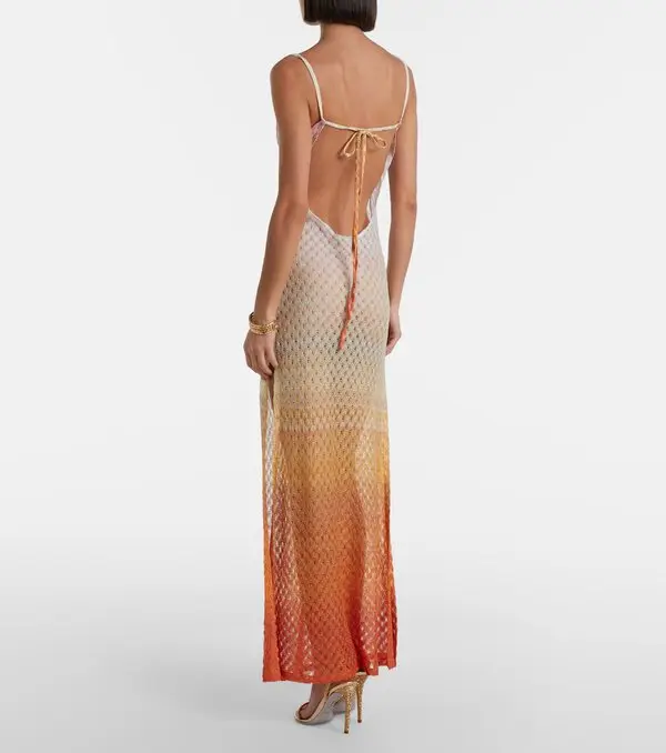Missoni Wave Lamé Beach Cover-up