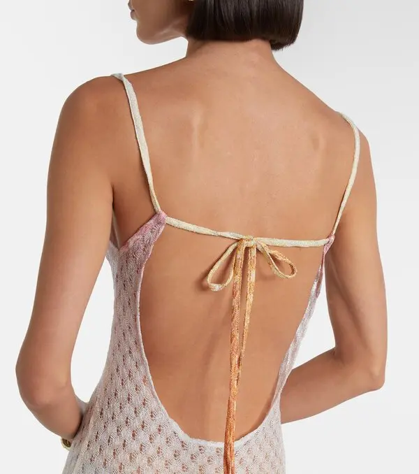 Missoni Wave Lamé Beach Cover-up