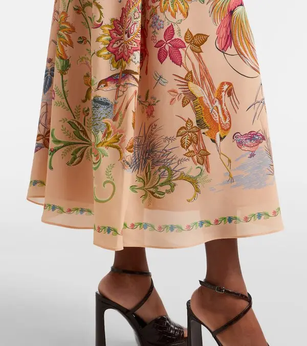 Etro Printed Midi Dress