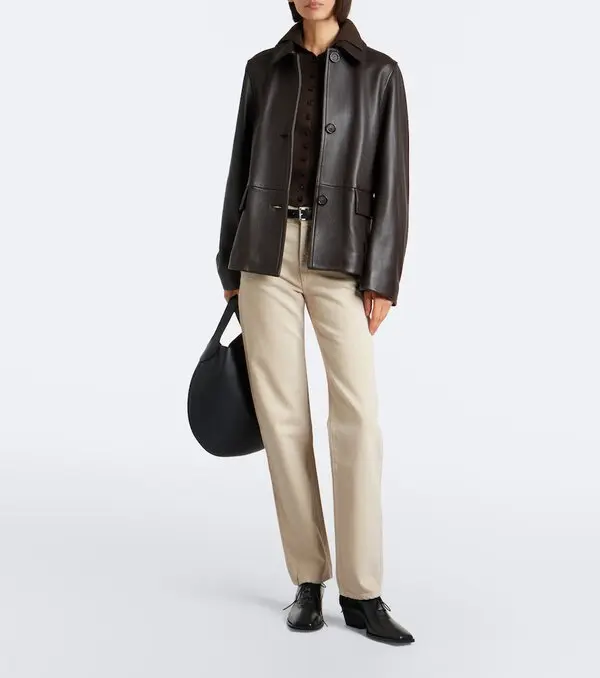 SLVRLAKE Kendra Straight Jeans - Beige