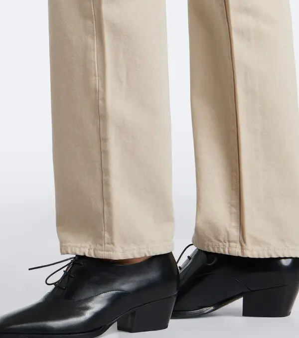 SLVRLAKE Kendra Straight Jeans - Beige