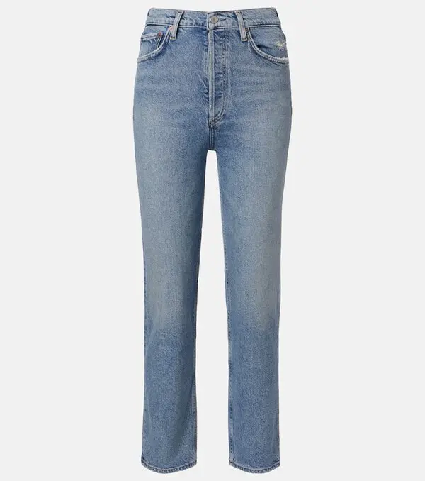 AGOLDE 90’s Pinch Waist Crop Straight Jeans - Blue