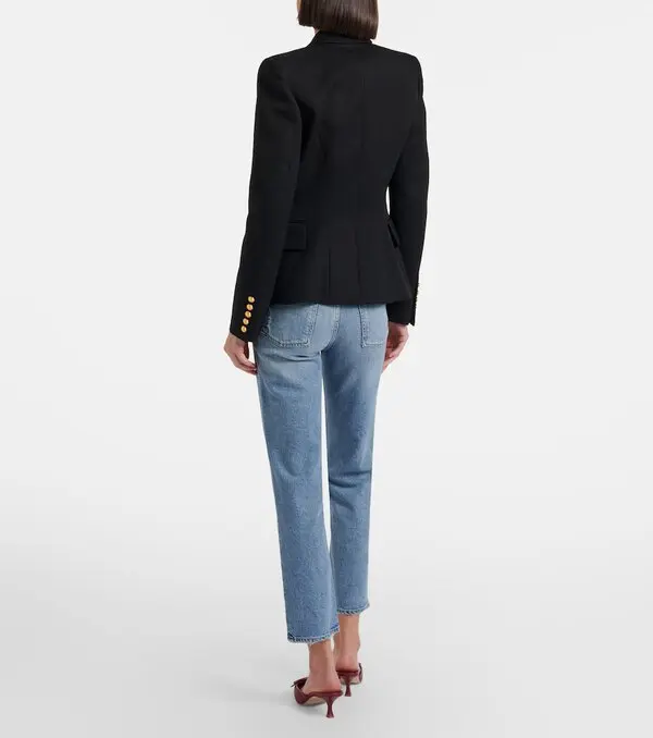 AGOLDE 90s Pinch Waist Crop Straight Jeans In Radius - Blue