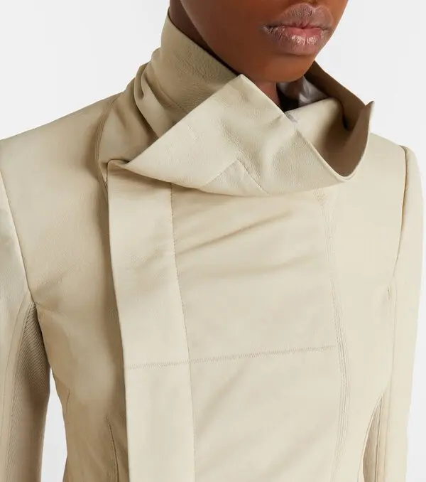Rick Owens Naska Leather Biker Jacket