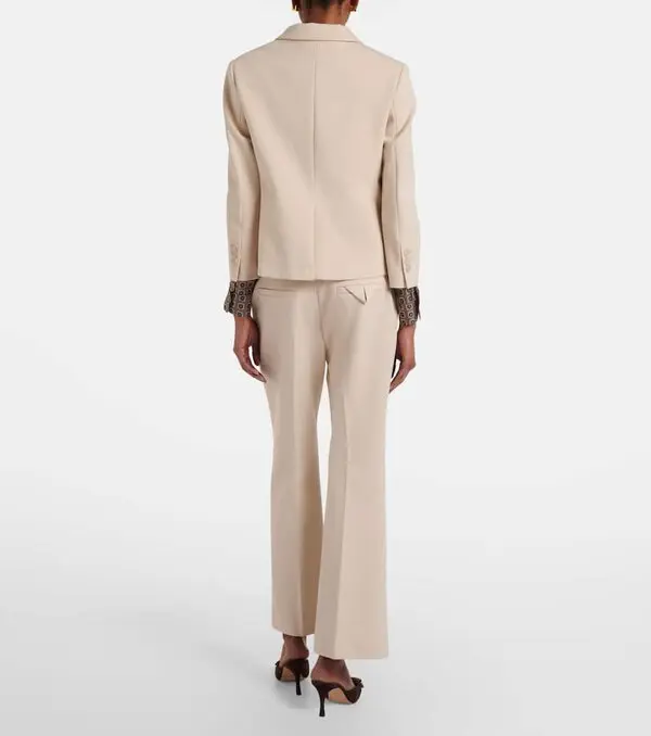 Dorothee Schumacher Cropped Flared Pants - Beige