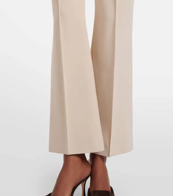 Dorothee Schumacher Cropped Flared Pants - Beige