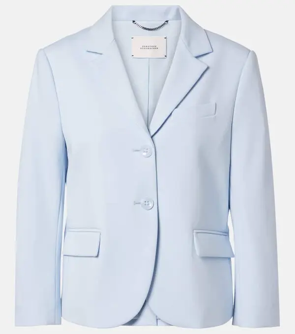 Dorothee Schumacher Cropped Blazer - Blue
