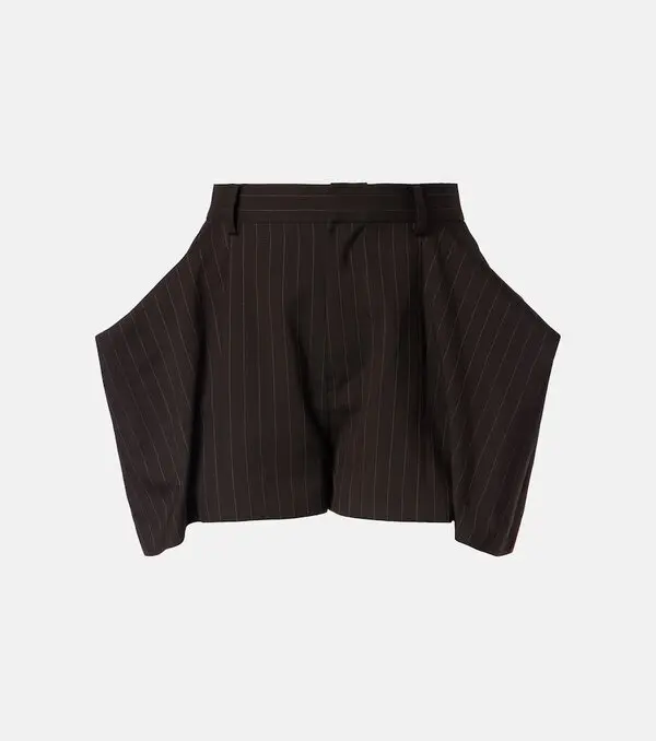 Sacai Striped Bermuda Shorts