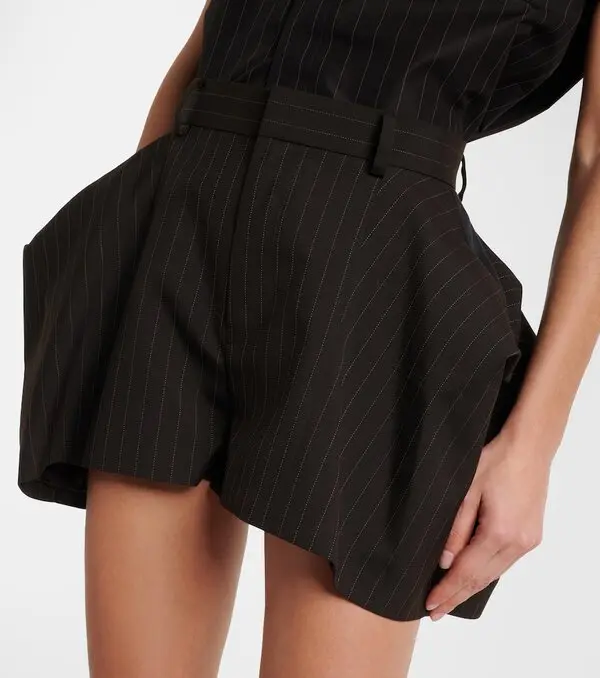 Sacai Striped Bermuda Shorts