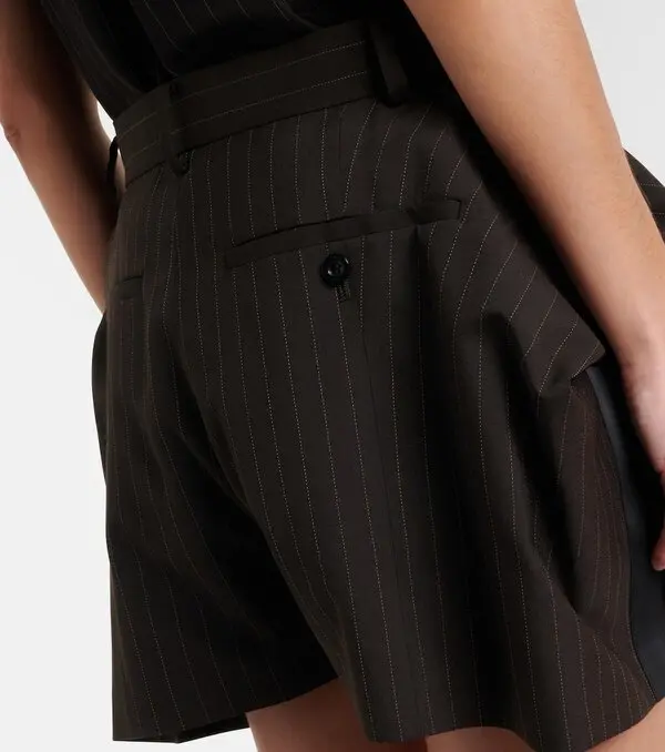 Sacai Striped Bermuda Shorts