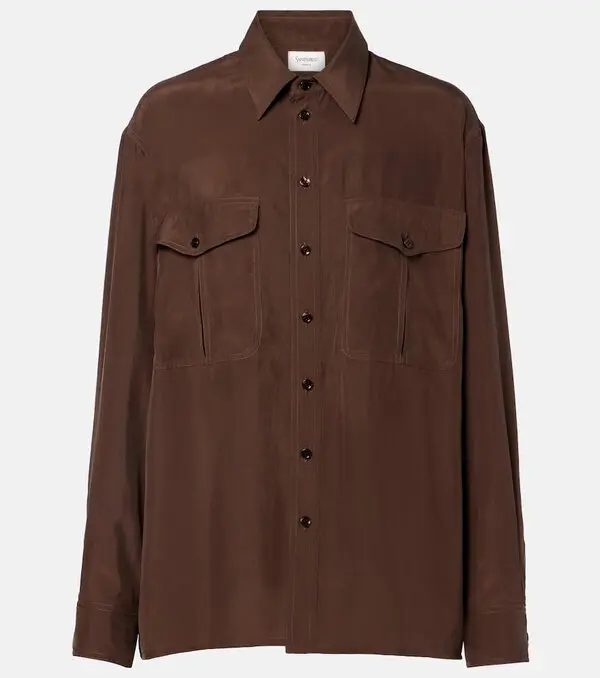 Saint Laurent Silk Button-down Shirt