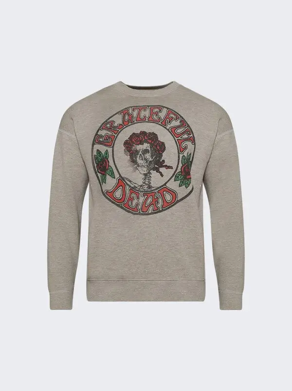 MadeWorn Grateful Dead Classic Crew Sweatshirt - Gray