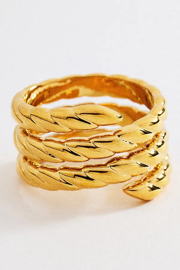Anthropologie Twister Ring - Gold
