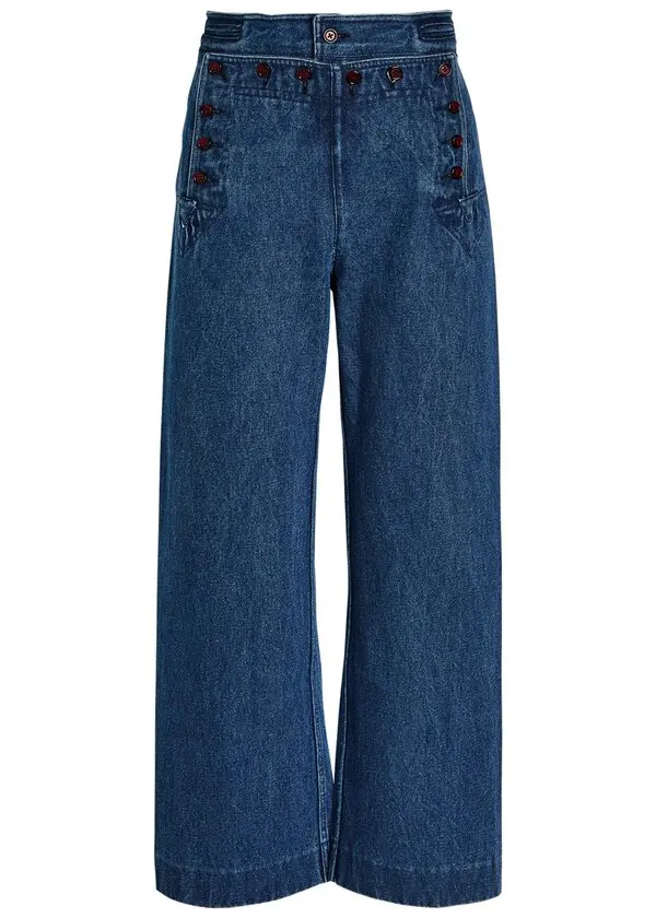 BODE Sailor Wide-leg Trousers - Denim